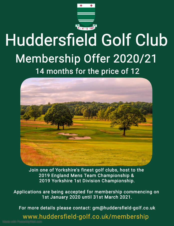 Membership Offer 2020 :: Golf